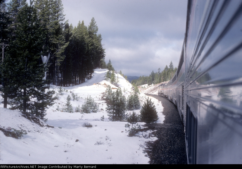 AMTK 319, Tr. 14, Coast Starlight in the Cascades